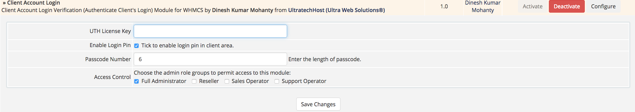 Whmcs Module Whmcs Client Login Verification